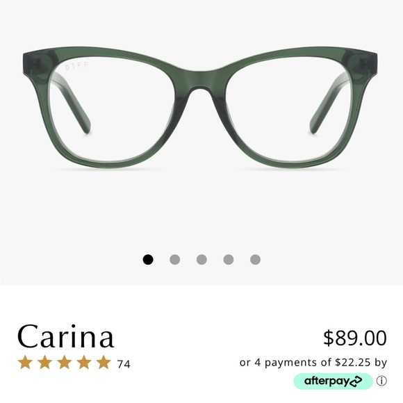 Diff Eyewear | Accessories | Diff Carina Sea Grass Blue Light ...